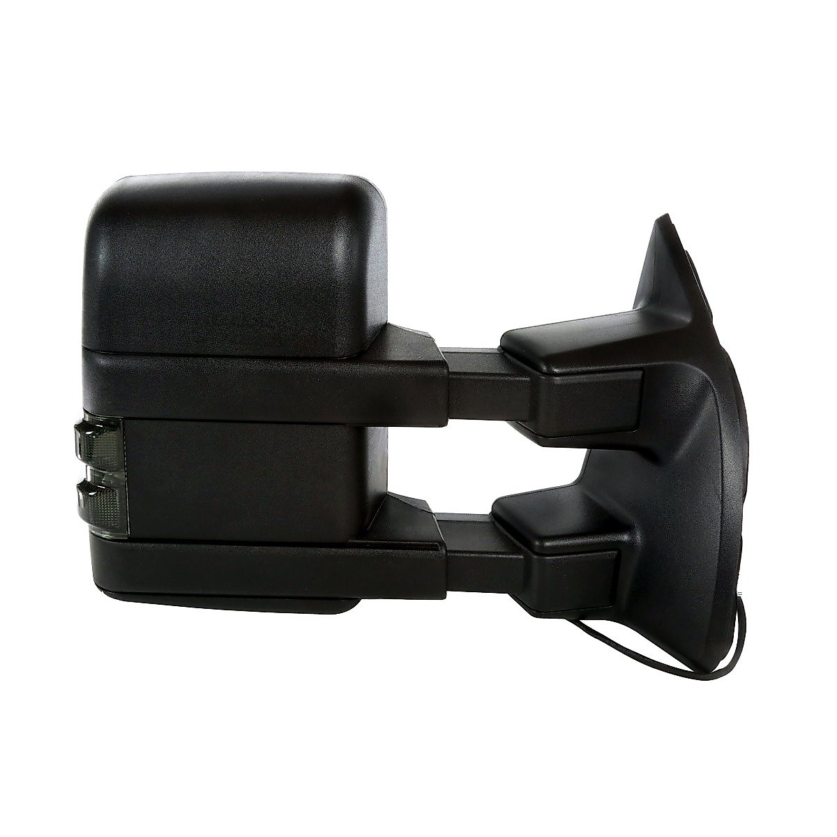 AutoShack Passenger Towing Mirror Power Black Textured Heated Manual Folding Replacement for 2001-2005 Ford Excursion 2003-2016 F-250 Super Duty F-350 Super Duty 6.2L 6.4L 6.7L 4WD RWD KAPFO1321342S