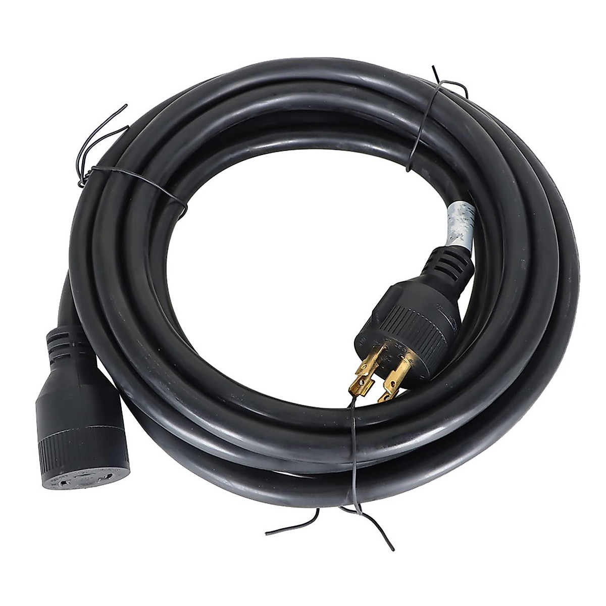 labwork 25FT L14-30P to L14-30R Generator Extension Cord 30 A Generator Cord Pre-Drilled Power Inlet Box Water Proofing Combo Kit L14-30P Generator Inlet Box 125/250 Volts