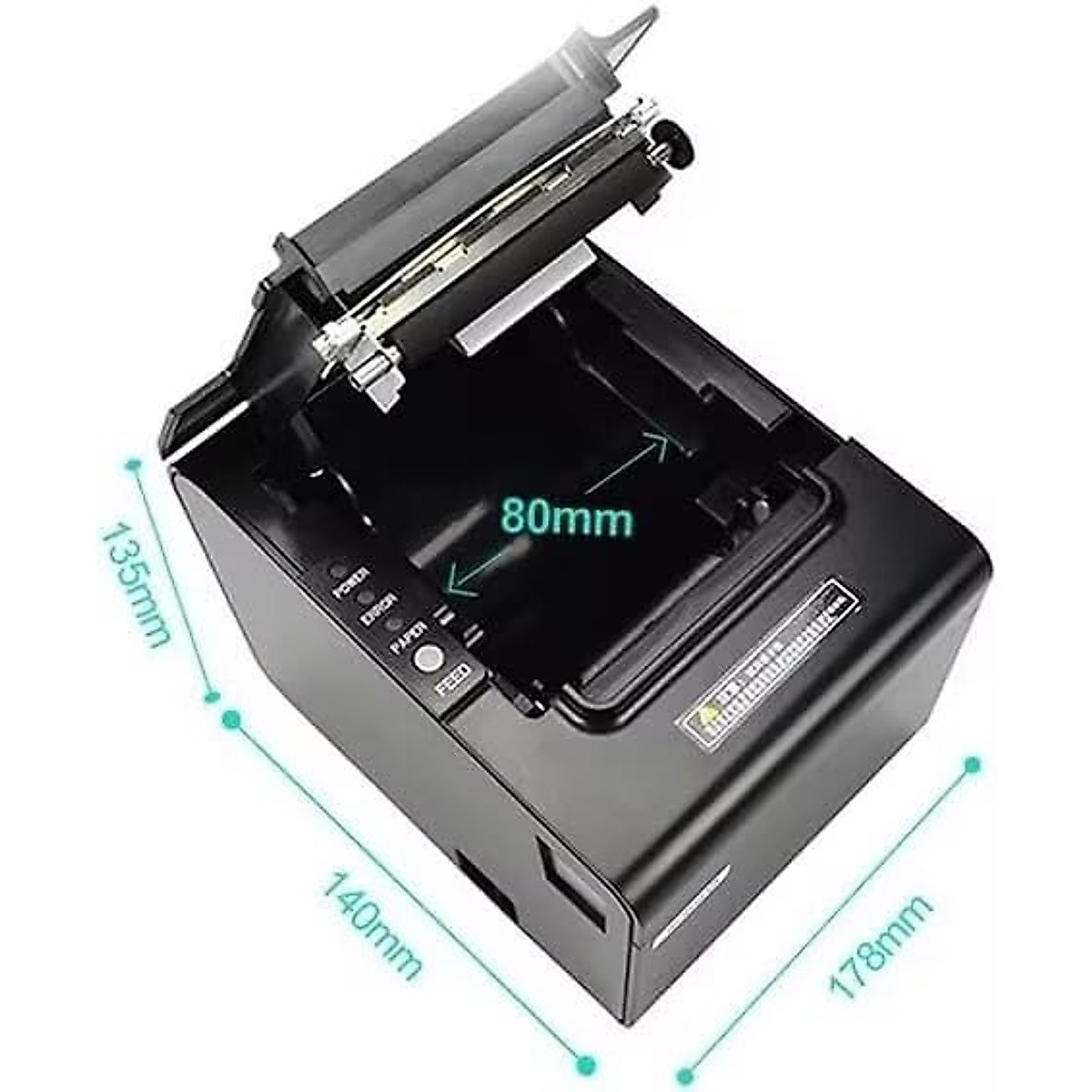 pos kithcen printer,Bluetooth Ethernet/LAN 80mm Restaurant Auto cutter wireless android thermal receipt bill ticket printer,NOT for ios/ipad/MAC/Doordash/Square/Uber(Bluetooth+LAN/Ethernet+USB)