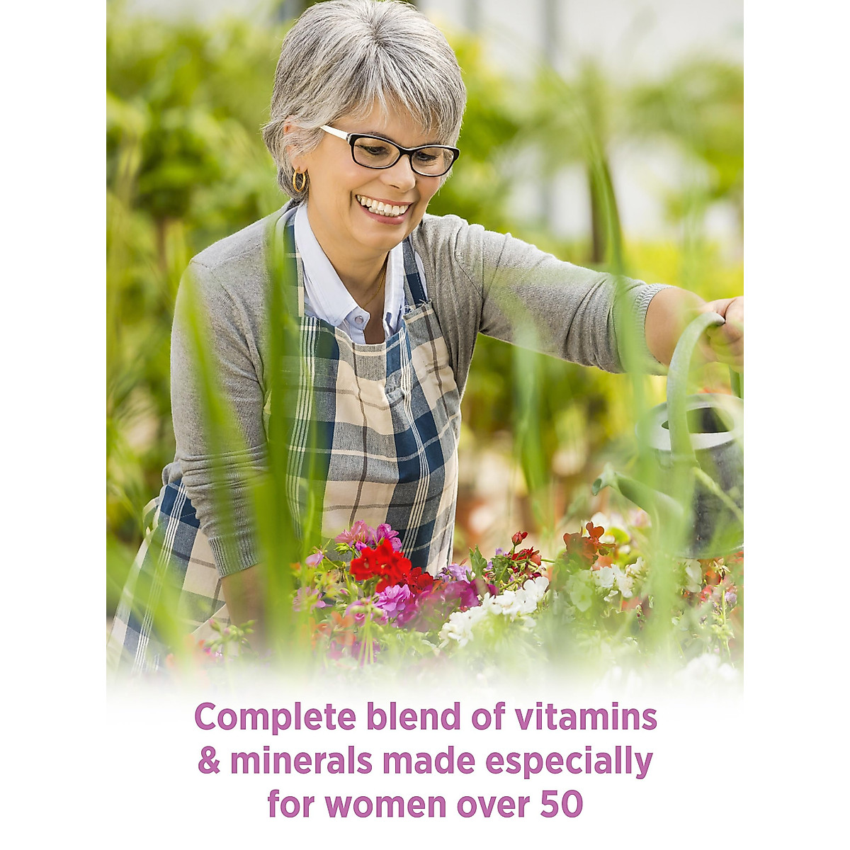 Multivitamin for Women 50 Plus | 100 Caplets | Non-GMO & Gluten Free | ABC Complete Multivitamin | by Nature's Truth