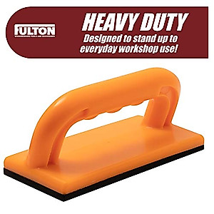 Safety Push Block 2 Pack, Safety Orange Color for High Visibility Ideal for Use On Router Tables, Jointers, Shapers and Band Saws