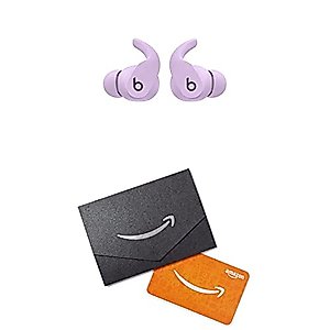 Beats Fit Pro – True Wireless Noise Cancelling Earbuds – Apple H1 Headphone Chip, Class 1 Bluetooth®, Built-in Microphone, 6 Hours Of Play Time – Stone Purple + Amazon.com Gift Card in a Mini Envelope