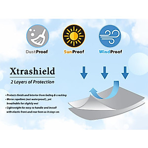 CarsCover Custom Fits for 1994-2004 Ford Mustang Car Cover Xtrashield Black Covers (Mustang/GT/Cobra/Shelby/Bullitt)