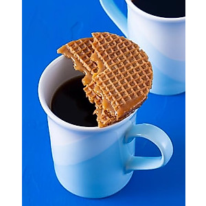 Daelmans Stroopwafel Caramel - The Original Stroopwafels, Toasted Dutch Waffle Cookies w/a Creamy & Buttery Filling, Made In Holland, Individually Wrapped - Caramel Cookie Waffles, 24 Count