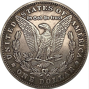 Double Guns Skull Pirates Hobo Coin, US Copy Antique Morgan Hobo Nickel Coin Commemorative Badge Toy,Protective Case Included