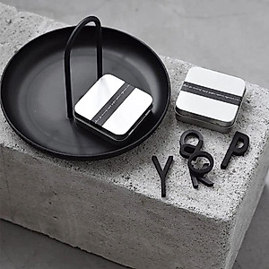 WFHTU Desktop Storage Tray Round Jewelry Tray Living Room Kitchen Dining Table Meal Snack Tray Plate with Handle Home