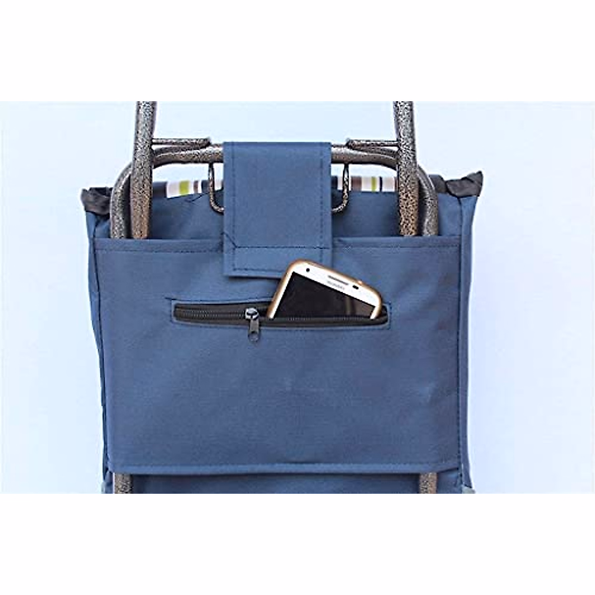 Shopping Trolley on Wheels Multi Function Shopping Cart Foldable Portable Trailer/Old Man's Bag Car/Two Wheel Cart/Waterproof Oxford Cloth Bag/Load 35 Kg Storage Hand Trucks,#3 ,