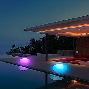 Solar Garden Lights, LED Stone Light Outdoor Solar Powered, 16 Colors Changing Waterproof Christmas Light with Remote for Lawn Patio Yard Pathway Walkway Swimming Pool Party Wedding Halloween (1 Pack)