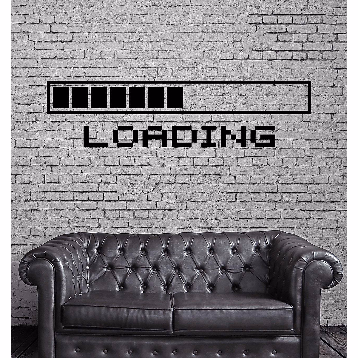 PICTURE IT ON CANVAS Loading a Video Game Wall Poster Decal Cool Gamer Stuff Computer Wall Stickers Murals Home Decor Accents