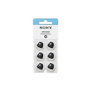Sony Closed Sleeve for The CRE-E10 Self-Fitting OTC Hearing Aid, Medium CRE-S1CM