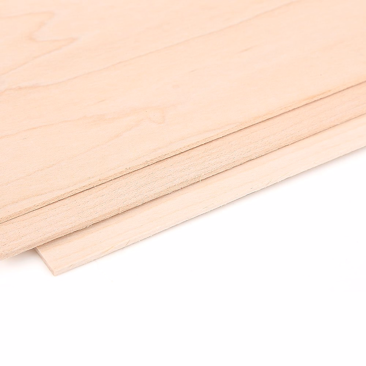 Guitar Veneer, 3Pcs Maple Wood Guitar Head Veneer Shell Sheet Headplate Replacement