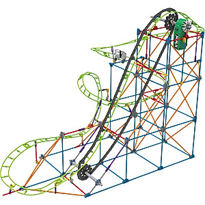 K'Nex 51438 TYPHOON FRENZY ROLLER COASTER BUILDING SET Building Kit , Gray