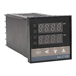 PID REX-C100 Digital Temperature Controller + 40A Solid State Relay K Thermocouple GD 40A SSR