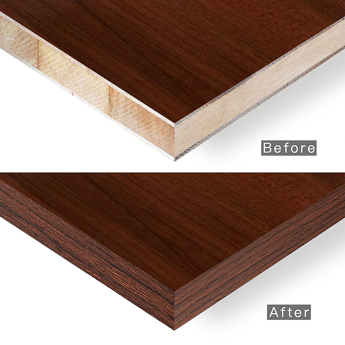 GSCIT Club Cherry Edge Banding, 3/4 inch x 25ft roll of Veneer Edge Banding - Pre-glued Flexible, Wood PVC Tape for Cabinet Repair & Furniture Restoration