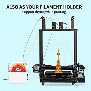 Sovol Filament Dryer, SH01 Filament Dehydrator 3D Printer Spool Holder, Dry Box for Keeping Filament Dry During 3D Printing, Compatible with 1.75mm, 2.85mm Filament and PLA PETG TPU ABS Material