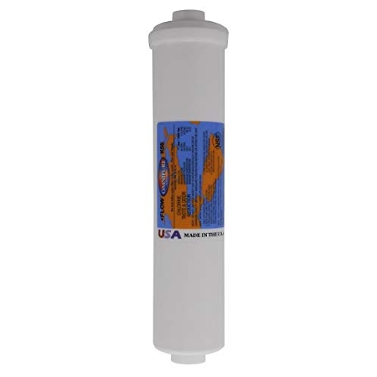 Omnipure (K5686-CC) 12"x2.5" Inline K-Series GAC with Phosphate w/ 3/8" NPT