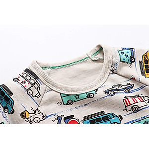 Little Hand Sweatshirts for Boys Car Hoodie Pullover Grey Toddler Cotton Clothes 5 6 T