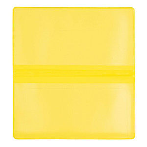 Yellow Vinyl Checkbook Cover, Top Tear Personal Vinyl Checkbook Cover