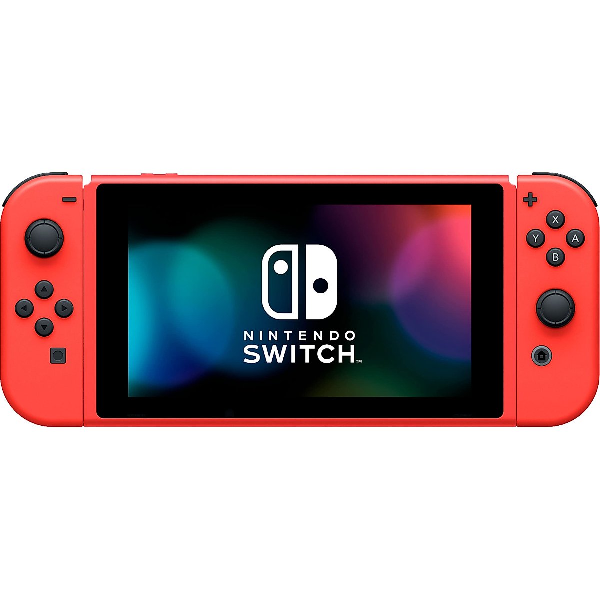 Nintendo Switch Mario Red & Blue Edition with Red Joy-Con, Blue Dock - 6.2" Touchscreen LCD Display, 32GB Internal Storage, 802.11AC WiFi, Bluetooth 4.1, Type-C - 7-in-1 Carrying Case