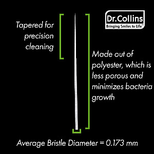 Dr. Collins Perio Toothbrush, (Colors Vary) (Pack of 4)