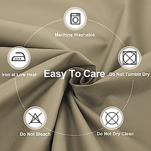 OutdoorLines Outdoor Waterproof Patio Loveseat Couch Cover - UV Resistant Patio Sofa Furniture Covers Weatherproof Heavy Duty Glider Covers for Outdoor Furniture, 58Wx32.5Dx31H Inches, Camel