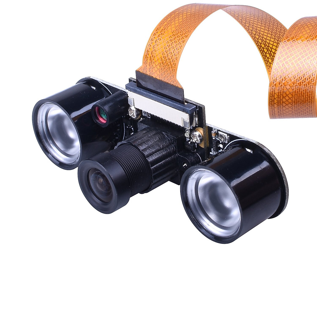 kuman for Raspberry Pi Camera Module 5MP 1080p OV5647 Sensor HD Video Webcam Night Vision for All Vision Raspberry Pi Model B/B+ A+ RPi 4/3/ 2/1 /Zero/Zero W with FFC/FPC Cable SC15-1