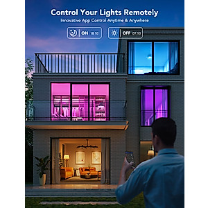 Govee Smart Light Bulbs 1200 Lumens, Color Changing Light Bulbs RGBWW Dimmable, Works with Alexa & Google Assistant, Color Lights Bulb, 12W 85W Equivalent A19 LED Bulbs for Bedroom Living Room, 2 Pack