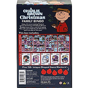 AQUARIUS - Peanuts Charlie Brown Christmas Family Bingo Game