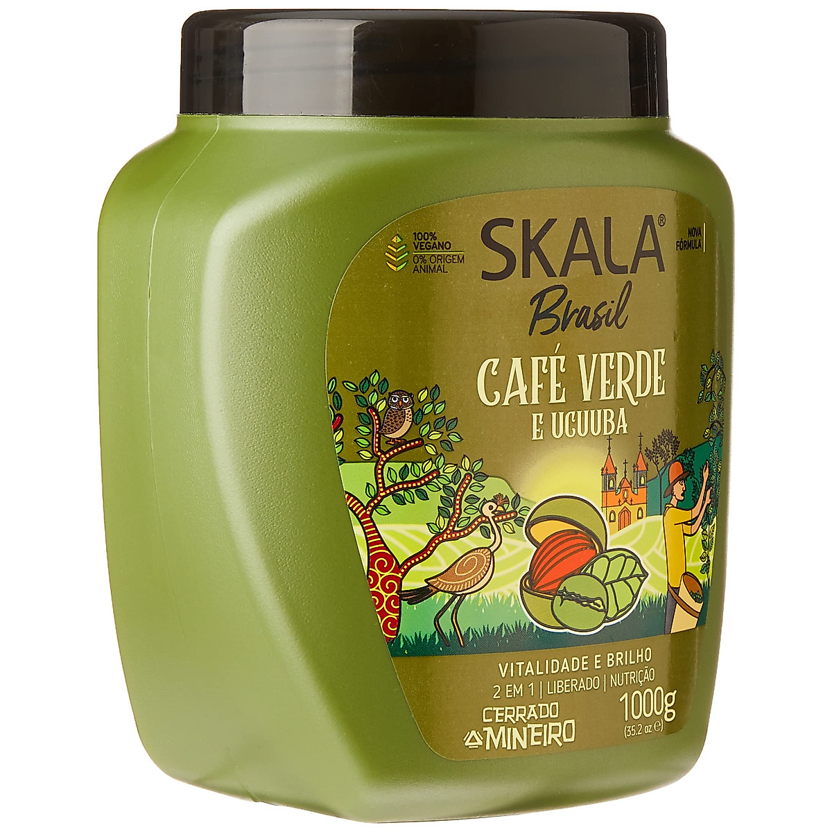 SKALA Cafe Verde Hair Cream 1 KG One Pack