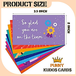 Yeaqee 240 Pcs Employee Appreciation Cards Kudos Cards Funny Blank Back Motivational Card Encouragement Thank You Note Cards Recognition Card for Teacher College Affirmation Gift(Classic)