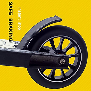 WRRAC-Trampolines Stunt Scooter Kick Scooter Durable Push Scooter Aluminium Deck with Rubber Handle 360 Spin T-Bar for Kids Age 10 Up Multiple Colors