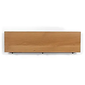 DAKODA LOVE Solidwood Interiors White Oak Wood Floating Shelf | Premium Craftsman Quality (18" L x 6" D x 1.38" H)