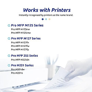 INK E-SALE Compatible CF283A Toner Cartridge Replacement for HP CF283A 83A for use in HP LaserJet pro MFP M225dn M225dw M127fw M127fn M201dw M201n M125nw M125a (2 Packs, Black)