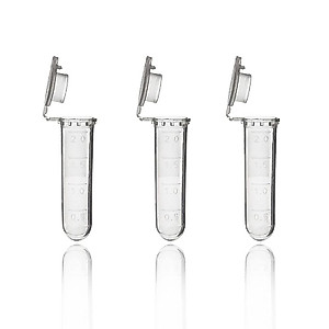 Eldwviz 100pcs 2mL Plastic Vial Tube Sample Storage Container Fragrance Beads Liquid