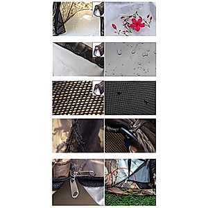 Gocher Outdoor Portable Automatic Pop Up Tent Camouflage Hiking Camping Fishing Tent Ultralight Waterproof Tent for 1-2 Person-（camo）