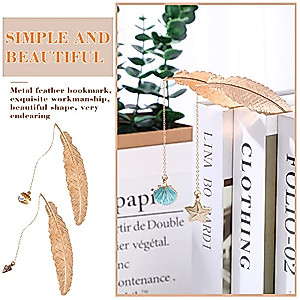 4 Pcs Metal Bookmarks Teacher Bookmark Back to School Gift Thank You Gifts Inspirational Bookmark Teacher Appreciation Gifts Graduation Birthday Gifts Bookmarks Christmas Gift for Book Lover Women Men
