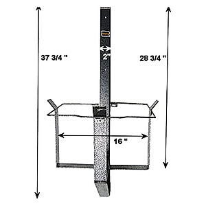 RACK'EM MFG 5 G Gas CAN&Cooler Rack