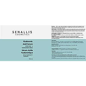 Hyaluronic Acid Serum 8 fl oz And 2 fl oz, Made From Pure Hyaluronic Acid, Anti Aging, Anti Wrinkle, Ultra-Hydrating Moisturizer That Reduces Dry Skin Manufactured In USA