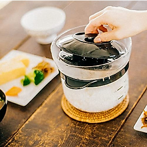 HARIO(ハリオ) HARIO Rice Pot, 1~2合, black (black 19-3911tcx)