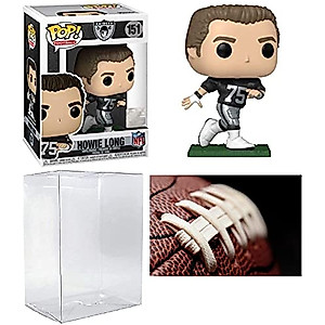 Pop NFL: Howie Long Oakland Pop # 151 Vinyl Figure (Bundled with EcoTek Pop Box Protector Case)