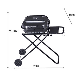 Valcla Barbecue Grill Foldable Car Frame Barbecue Portable Camping Barbecue Patio Outdoor Barbecue Grill Foldable Barbecue Grill for Outdoor Backyard, Patio