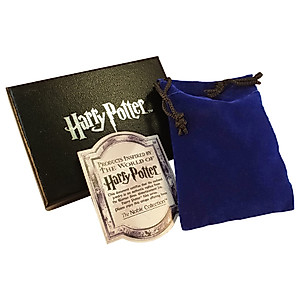 The Noble Collection HERMIONE GRANGER™ Red Crystal Necklace, Gold Plated