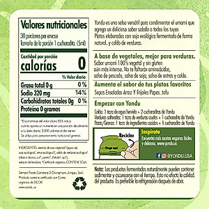 Yondu Vegetable Umami Essence - Premium, Vegan Plant-Based Sauce for Mild & Flavorful Cooking. Great for Soups, Stir-fries & Sauces. (5.1fl oz / 150mL, Organic, Gluten Free)