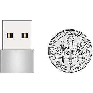 nonda USB C to USB Adapter (2 Pack), USB-C Female to USB Male, USB Type C Female to USB OTG Adapter for MacBook Pro 2015/2013, MacBook Air 2017/2015, Laptops, Wall Chargers, Power Banks