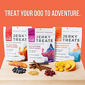 Wild Nature Chicken Jerky for Dogs Sticks | Made in The USA Only | Healthy, All-Natural Chicken Jerky Dog Treats | High Protein, Soft Dog Jerky Treats | Grain Free Superfoods | Perfect Training Treats