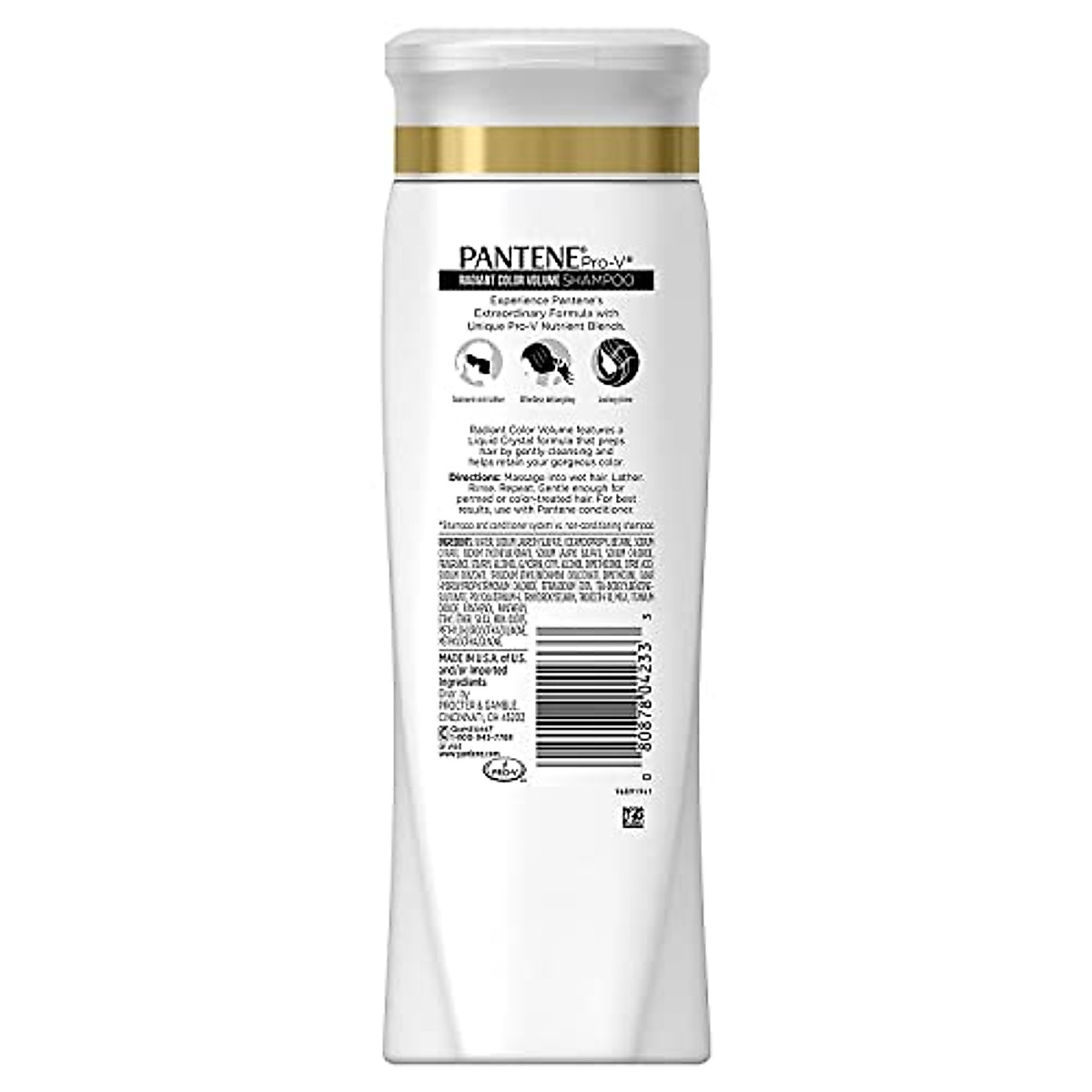 Pantene Pro-V Radiant Color Volume Shampoo 12.6 oz ( Pack of 2)