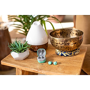 Altec Lansing NanoPods - Truly Wireless Earbuds with Charging Case, TWS Waterproof Bluetooth Earbuds with Touch Controls for Travel, Sports, Running, Working (Mint)