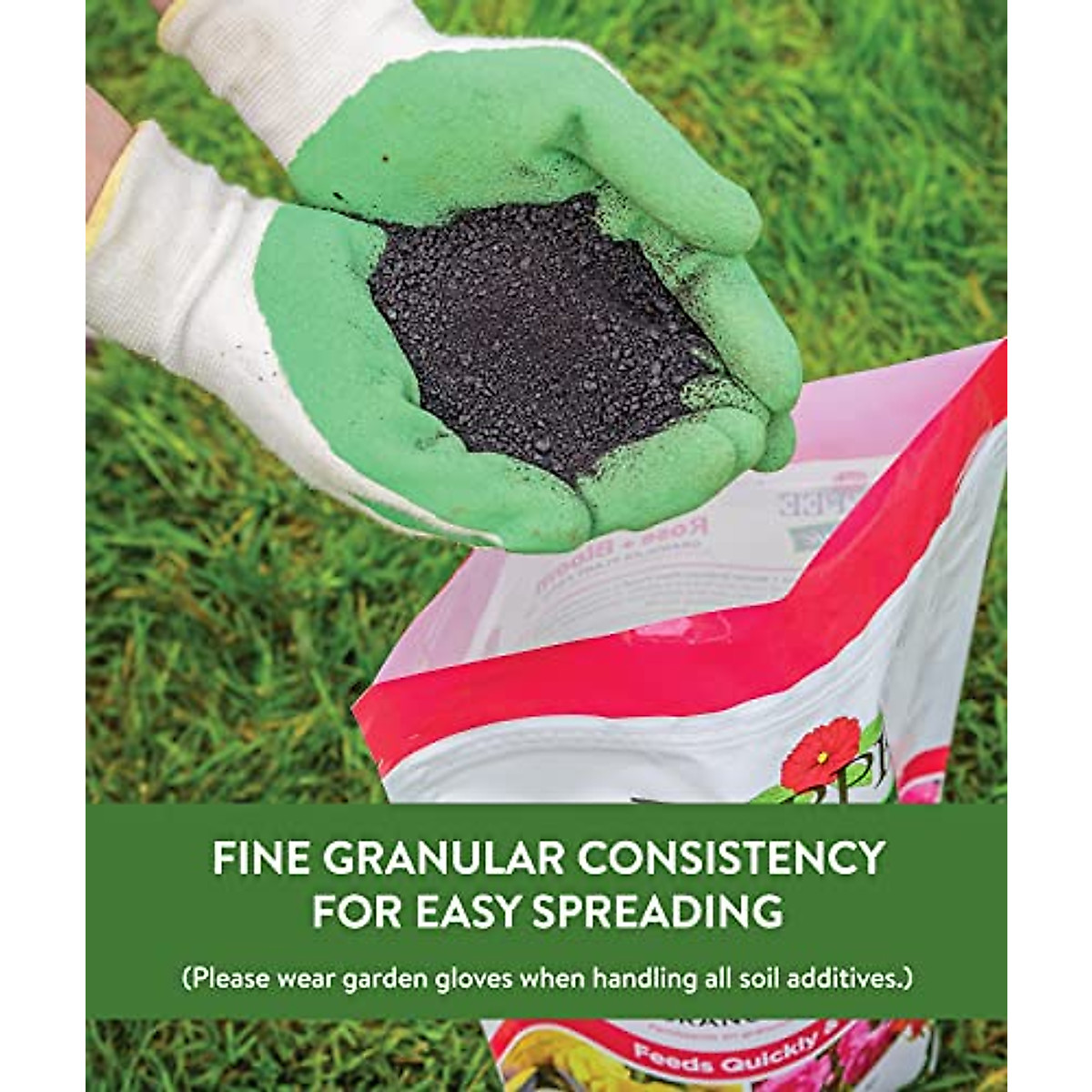 Burpee Organic Bloom Granular All-Natural Food for Roses and Flower Plants | Ideal for Container Gardens, Beds or Bushes, 4 lb, 4lb. Bag