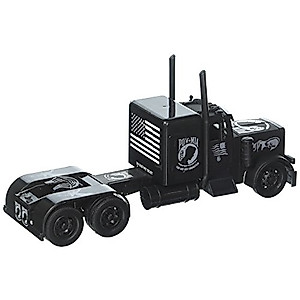 New-Ray 1:32 W/B - Peterbilt Black Out Pow/Mia Veterans' Tribute