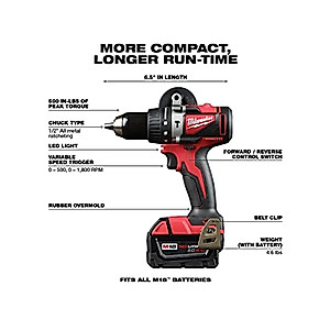 MILWAUKEE'S M18 Brushless 1/2 in. Hamme, Red